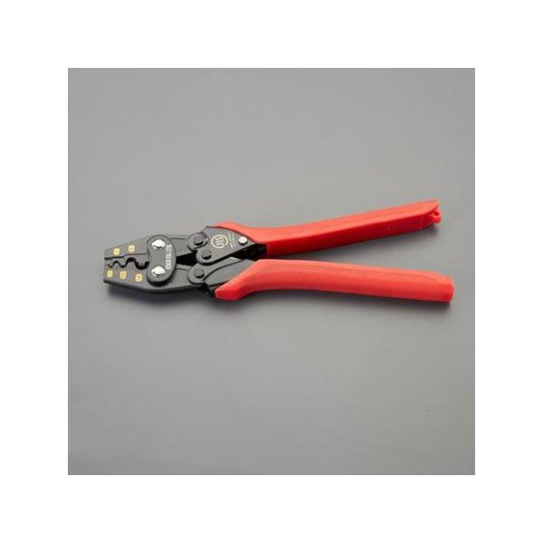 ●メーカー名：エスコ / ESCO●商品名：1.25-14.0mm2 圧着ペンチ（裸端子用）メーカー品番：EA538JFJANコード：4548745348361備考■裸圧着端子・スリーブ用■圧着範囲…1.25・2・5.5・8・14mm2■全...