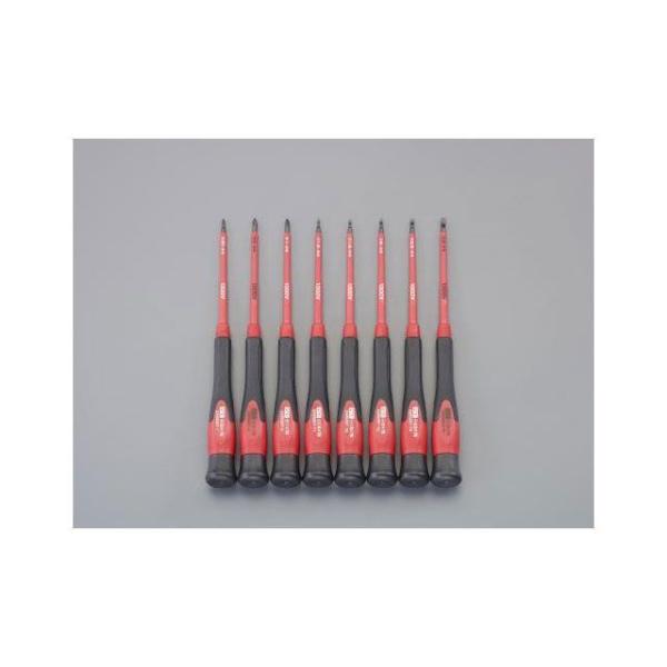 ●メーカー名：エスコ / ESCO●商品名：8本組 + - ドライバー（精密用・絶縁）メーカー品番：EA552ET-20JANコード：4550061330814備考■セット内容…EA552ET-1（＃00）EA552ET-2（＃0）EA55...