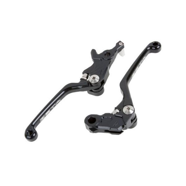 ●メーカー名：ジータ / ZETA●商品名：ピボット ストリート レバーセット（4フィンガー）●カラー ブラックメーカー品番：F5620JANコード：4547836226885400XCB250FCB400FCBR125RCBR250RCB...