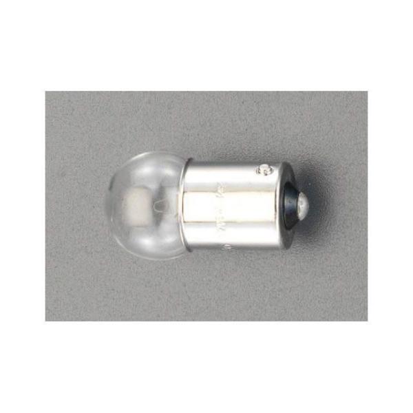 ●メーカー名：エスコ / ESCO●商品名：DC24V/12W 自動車用ライセンス電球メーカー品番：EA758ZK-8JANコード：4518340655249備考■ガラス球…G18■光色…クリアー■口金…BA15s■サイズ…φ18×35mm...