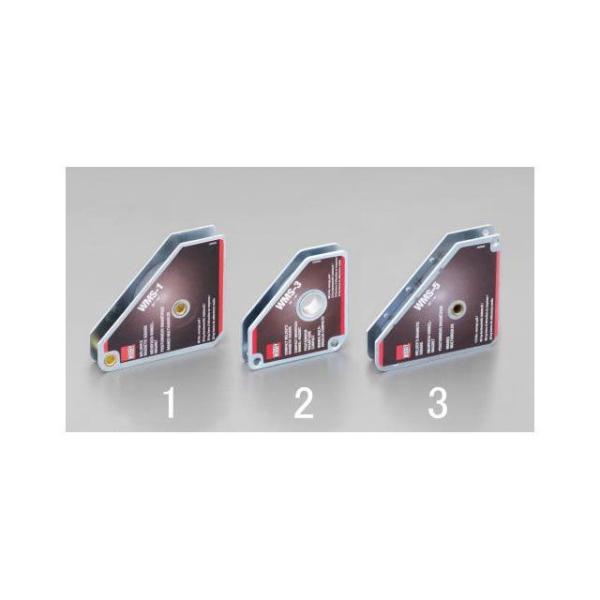 ●メーカー名：エスコ / ESCO●商品名：85x 85x15mm/22kg マグネットホルダーメーカー品番：EA781BK-2JANコード：4518340707436備考■用途…ボール盤作業や組立作業の仮押えにご使用ください。※ON/OF...