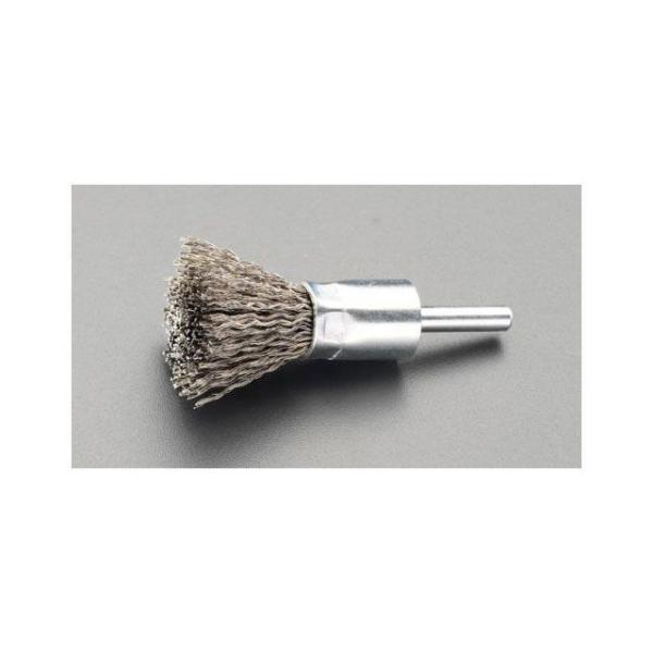 ●メーカー名：エスコ / ESCO●商品名：25mm/6.0mm軸 エンド型軸付ブラシ（ステンレス製）メーカー品番：EA819BV-29JANコード：4548745002614備考■軸径…6.0mm■線径…0.27mm■最大回転数…6000...