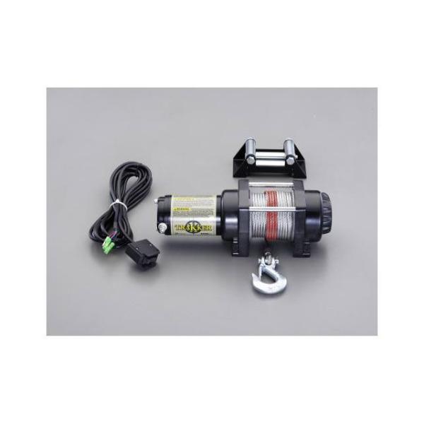 ●メーカー名：エスコ / ESCO●商品名：DC12V/1360kg 電動ウィンチ（直流）メーカー品番：EA840DK-2JANコード：4548745950687備考■電源…DC12Vバッテリー専用■水平牽引能力…1360kg■使用ワイヤー...