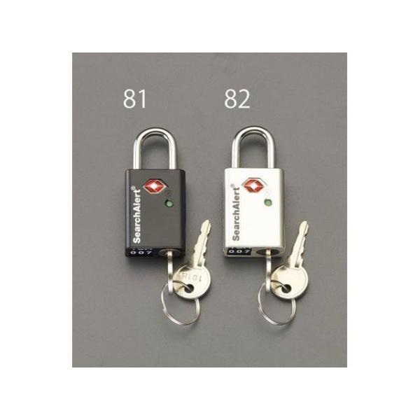 ●メーカー名：エスコ / ESCO●商品名：33mm パドロック（シルバー）メーカー品番：EA983S-82JANコード：4548745859720備考■材質…本体・ツル：スチール■鍵2本付■TASロック（アメリカ税関認定品）■幅…33mm...