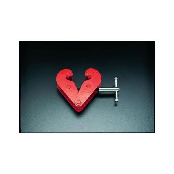 ●メーカー名：エスコ / ESCO●商品名：1.0ton ビームクランプメーカー品番：EA987E-1JANコード：4518340573284備考■スチール製■使用荷重…1t■ビーム幅…75〜230mm■重量…4kg