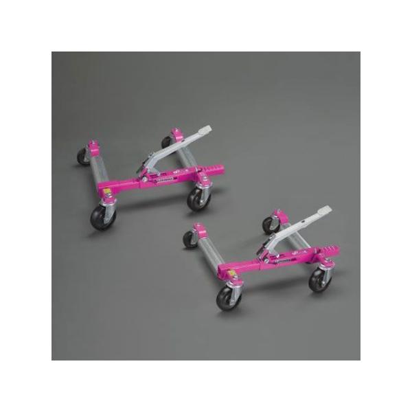 ●メーカー名：エスコ / ESCO●商品名：714kg ホイールジャッキ（GOJAK/2個組）メーカー品番：EA993DH-7WJANコード：4548745098563備考※お客様組立品■適用タイヤ幅…330mmまで■適用タイヤ径…914m...