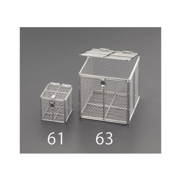 ●メーカー名：エスコ / ESCO●商品名：100x100x100mm バスケット（フタ付ステンレス製）メーカー品番：EA992CV-61JANコード：4548745295580備考■材質…ステンレス（SUS304）■電解研磨仕上げ■閉じた...