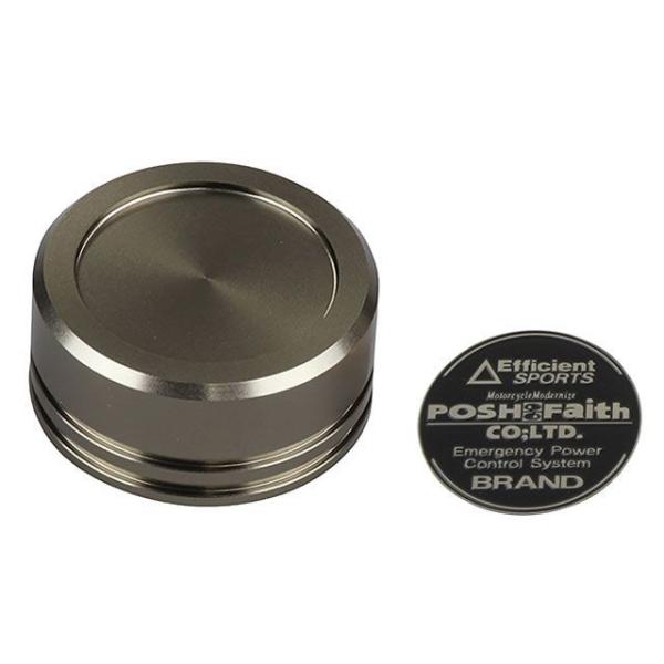 ●メーカー名：ポッシュフェイス / POSH Faith●商品名：マスターシリンダーキャップ NISSIN（ニッシン）外径φ38mm ゲイル（GS15/GS15SR）用（チタン）メーカー品番：・500154-11JANコード：4945716...