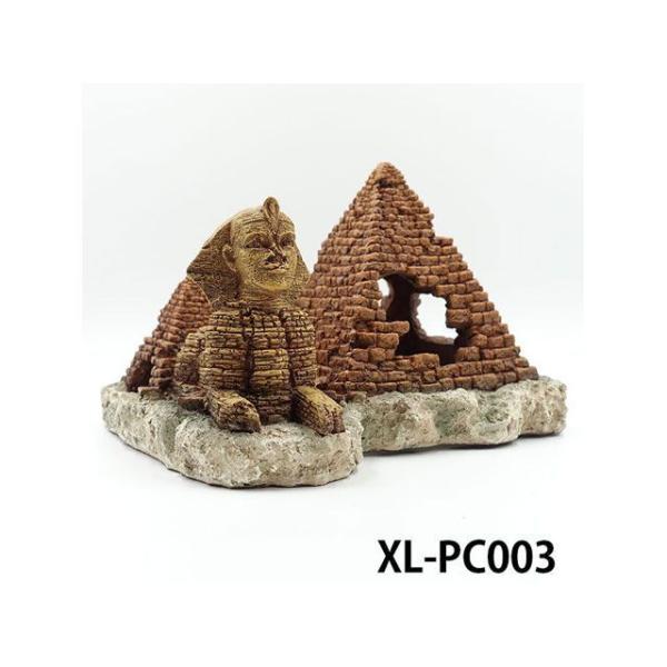 ●メーカー名：アルファテック / ALFA TEC●商品名：XL-PC003 スフィンクス/ピラミッド（中）遺跡 水槽 ケージ 飼育ケース インテリア オーナメント アクセサリー オブジェ オーナメント ジオラマ レイアウト 装飾 置物 観...