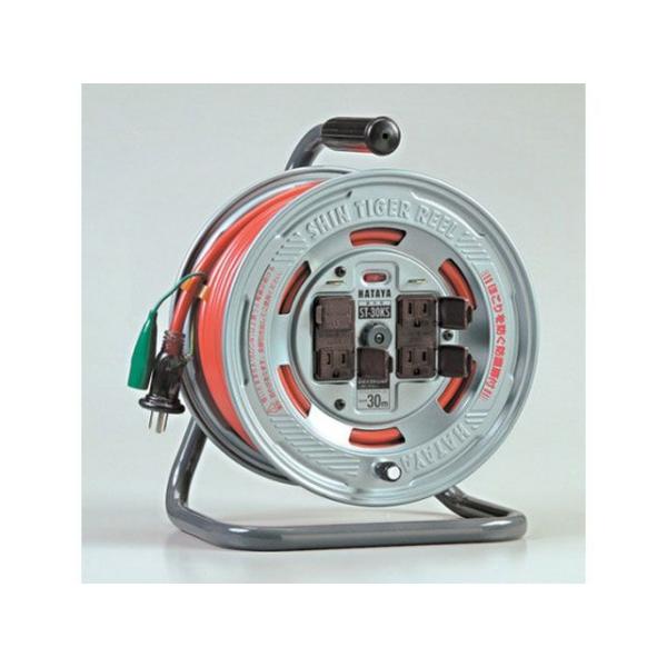 ●メーカー名：ハタヤ / HATAYA●商品名：ST-30KS シンタイガーリール 接地付（VCT・30M）メーカー品番：ST-30KSJANコード：4930510204666【コード長さ（m）】30 【電線種別・太さ（mm2）・心数（C）...
