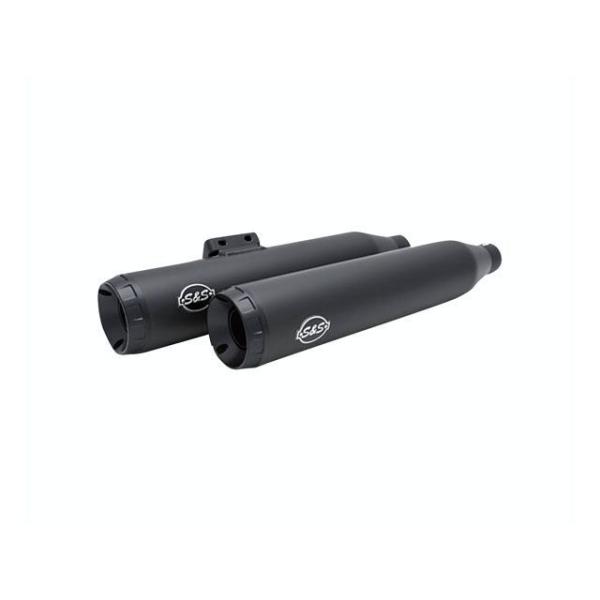 ●メーカー名：エス＆エス / S&amp;S(エスアンドエス)●商品名：グランドナショナルスリップオンマフラー ブラック M8ソフテイルメーカー品番：・026369550-0737ブラックスチールマフラーエンド×2※インナーサイレンサー組み...