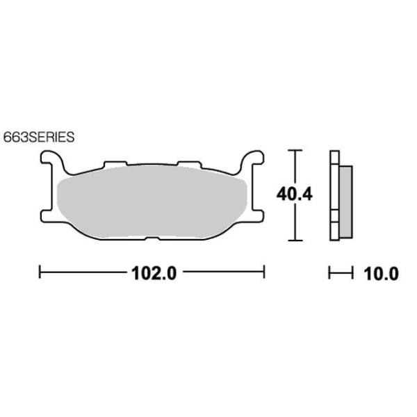 ●メーカー名：エスビーエス / SBS●商品名：ブレーキパッド 663HS ストリートエクセル（シンター）メーカー品番：777-0663020JANコード：4990852045723Diversion 400 ディバージョン400Diver...