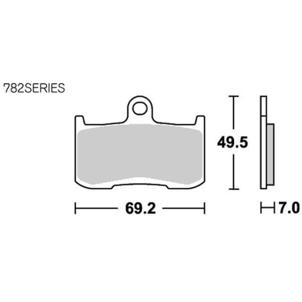 ●メーカー名：エスビーエス / SBS●商品名：ブレーキパッド 782HS ストリートエクセル（シンター）メーカー品番：777-0782020JANコード：4990852046577B-KING ビーキングDaytona 675 デイトナ6...