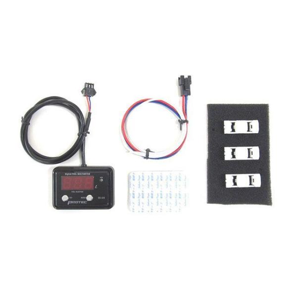 ●メーカー名：プロテック / PROTEC●商品名：12543 DG-S05 デジタルフューエルマルチメーターメーカー品番：12543JANコード：4961421416848燃料計本体×1／専用接続ハーネス×1／取扱説明書・保証書 ※付属品...