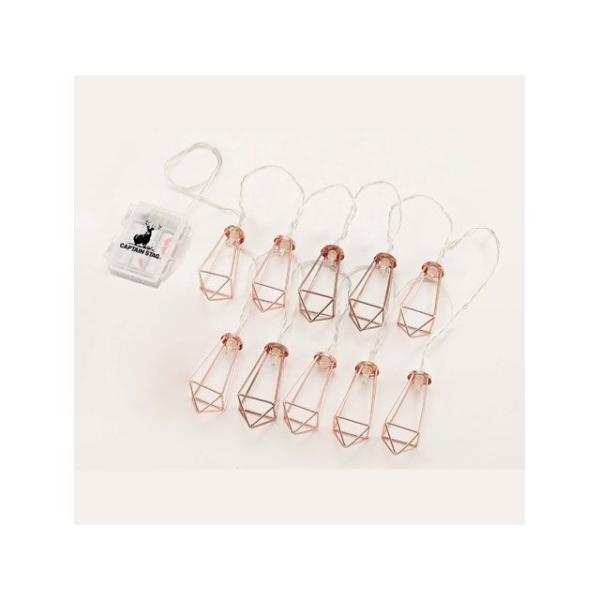 ●メーカー名：キャプテンスタッグ / CAPTAIN STAG●商品名：LEDデコレーションライト 10灯（ダイアモンド）メーカー品番：UK-4054JANコード：4560464260663本体：鉄、表面加工：めっき（銅、ニッケル）、電池ボ...