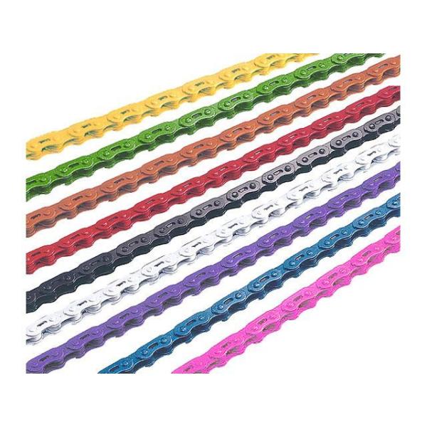 ●メーカー名：YBN（自転車） / YBN(ワイビーエヌ)●商品名：MK747 シングル用カラーチェーン（ホワイト）メーカー品番：MK747JANコード：4510676030493ホワイト390サイズ：1/2”×1/8”段数：Single ...