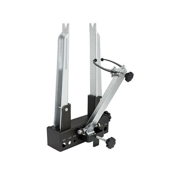 ●メーカー名：ユニオール（自転車） / UNIOR(ユニオール)●商品名：623059 ホイールメンテナンススタンド PRO（ブラック/シルバー）メーカー品番：623059JANコード：3838909230597ブラック／シルバー7.3kg...