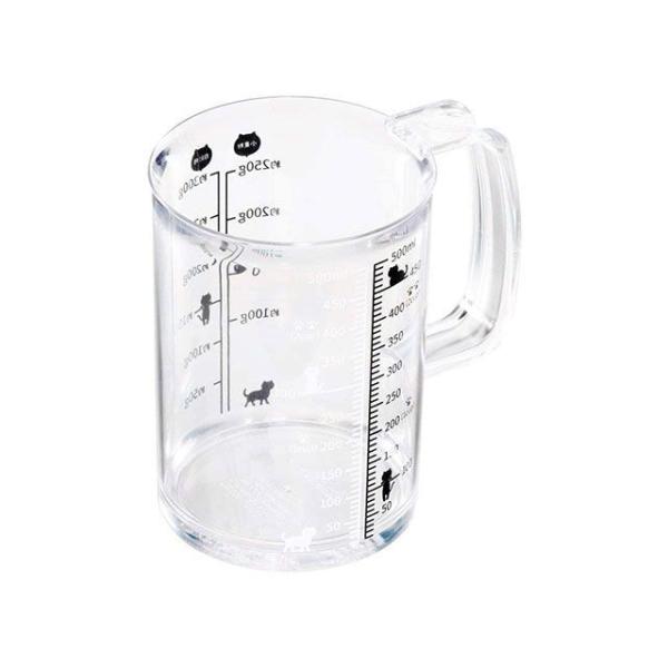 ●メーカー名：貝印 / kai(カイジルシ)●商品名：Nyammy（ニャミー）ねこの計量カップ（500ml）メーカー品番：000DH2728JANコード：4901601206784AS樹脂（耐熱温度100℃、耐冷温度-30℃）約122×85...