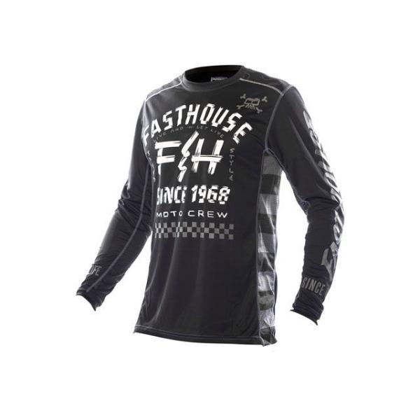 ●メーカー名：ファストハウス / FASTHOUSE●商品名：オフロードジャージ（ブラック/ホワイト）●サイズ Mメーカー品番：D1292JANコード：4547836448959カラーブラック/ホワイト特徴■メイン生地は吸湿発散性（汗や水分...