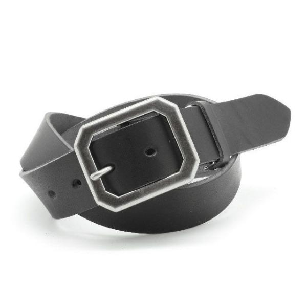●メーカー名：LOCAL WORKS(ローカルワークス)●商品名：CLASSICO 40mm幅 CUT CORNER SQUARE BUCKLE BELT　（ブラック）メーカー品番：RC-085Lブラック牛革フリー栃木レザークラシコを使用し...