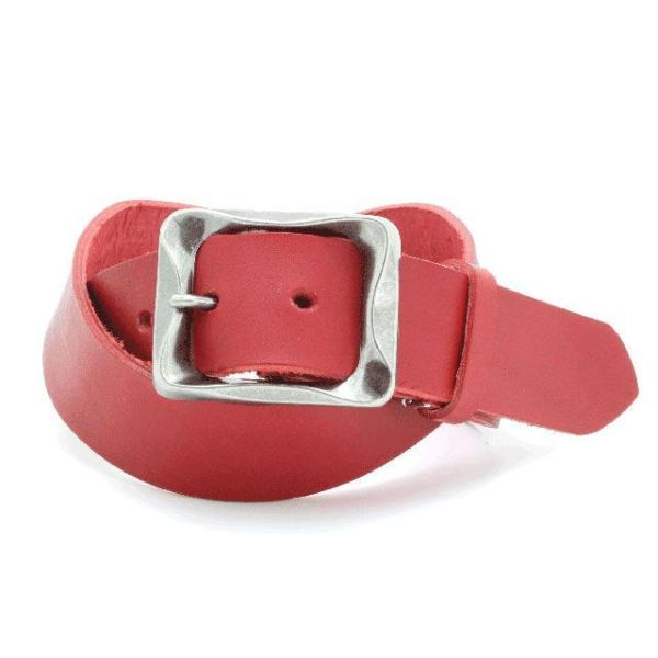 ●メーカー名：LOCAL WORKS(ローカルワークス)●商品名：CLASSICO 40mm幅 SPIRAL GARRISON BUCKLE BELT（レッド）メーカー品番：RC-060Lレッド牛革フリー栃木レザークラシコを使用したベルト※...