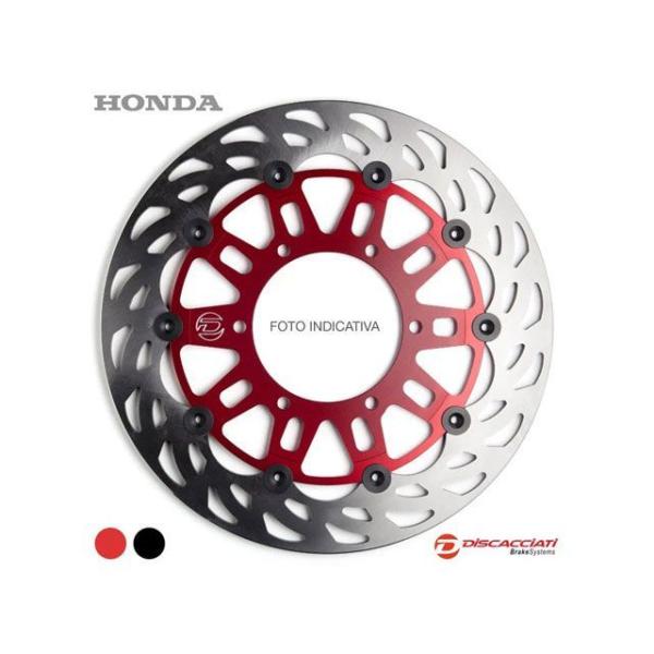 ●メーカー名：Discacciati(ディスカチャーティー)●商品名：ホンダ ライトウェイト フロントフローティングディスク（インナーカラー：レッド）メーカー品番：FDR342／T100その他のモデルレッド外径：310mm内径：62mmホー...