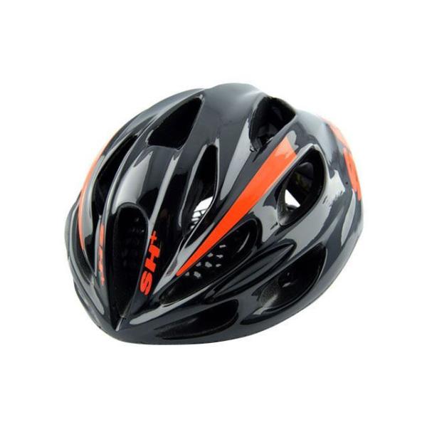 SH+ ヘルメット シェイク ジャンプ グロス BLK/ORG サイズ M-L 57-60