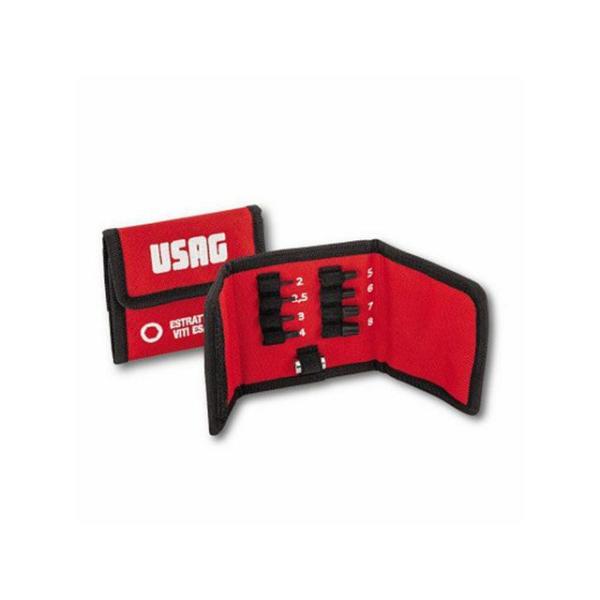 ●メーカー名：ウーザック / USAG●商品名：ダメーシキャップスクリュ-グリップヘックスビットセットメーカー品番：458E/B9JANコード：8001150036286適応ヘックスサイズ：2、2.5、3、4、5、6、7、8mm特殊形状のビ...