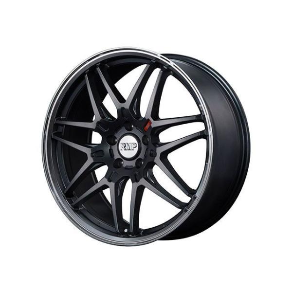 ●メーカー名：MID(エムアイディー)●商品名：RMP 720F（セミグロスガンメタ/リムポリッシュ）JANコード：4560234984140セミグロスガンメタ/リムポリッシュ18x7.0J+48 5H114.3汎用工法：キャストフローフォ...