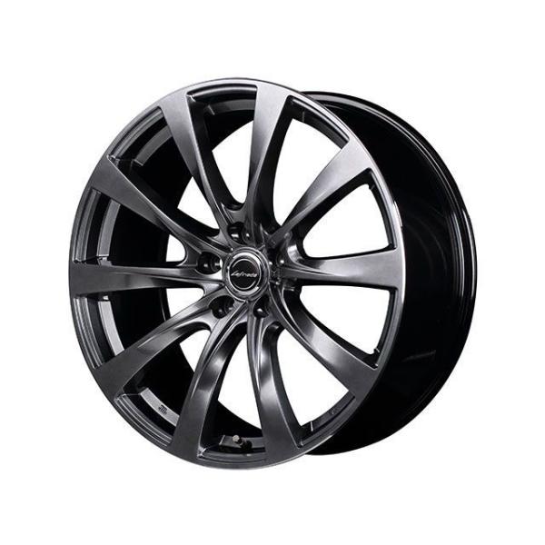●メーカー名：MID(エムアイディー)●商品名：Lefinada MOTION2（ハイパーダークシルバーリムエッジPO）JANコード：4560234986755ハイパーダークシルバーリムエッジPO17x7.0J+39 5H114.3汎用工法...