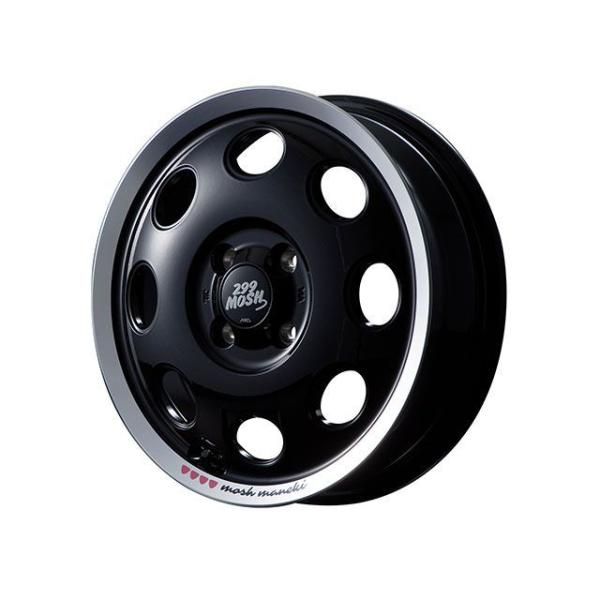 ●メーカー名：MID(エムアイディー)●商品名：MOSH MANEKI（KURO）JANコード：4560234999458KURO15x4.5J+45 4H100汎用工法：鋳造1ピースホイール安全基準：JWL VIA規格適合品付属品：センタ...