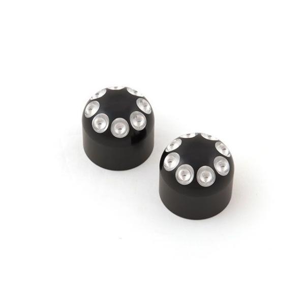 ●メーカー名：ケンズファクトリー / kens-factory●商品名：Front AxleCap for 1”＆ 25mmAxle Blk/Machinecutメーカー品番：20-002ハーレー汎用 Fitment/Application...