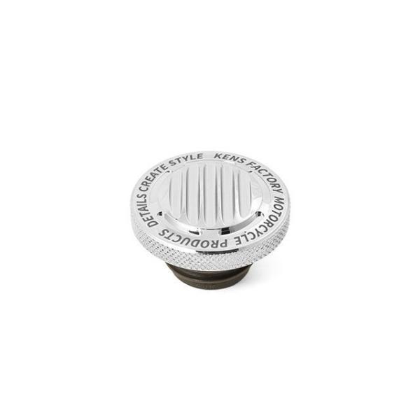 ●メーカー名：ケンズファクトリー / kens-factory●商品名：NL Gas Cap Finned Chrome 96up RHメーカー品番：KFC-05ハーレー汎用 Fitment/Application：1996up RH sc...