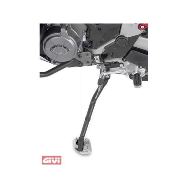 ●メーカー名：ジビ / GIVI●商品名：Spec. Foot widening of aluminum u. Stainless steel for Orig. Side stand Ducati Multistrada V4（21）メー...