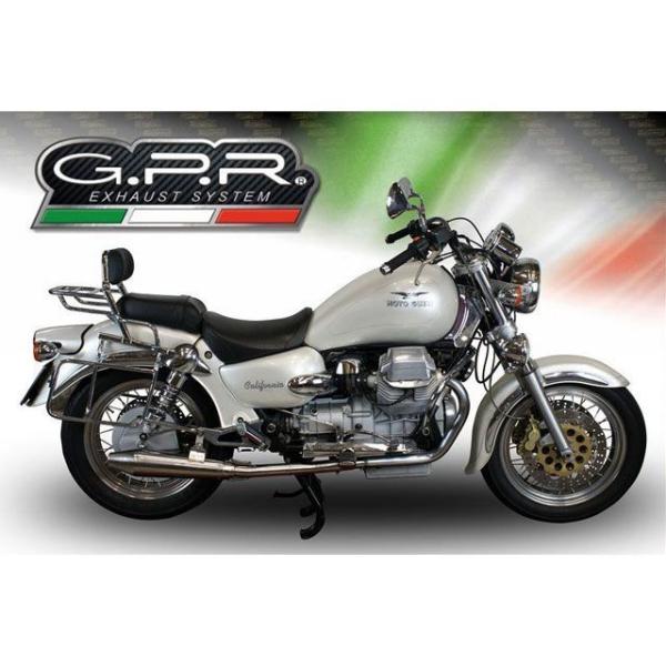 ●メーカー名：ジーピーアール / G.P.R.●商品名：Original For Moto Guzzi California 1100 2003/05 Pair Homologated スリッポンエキゾースト Vintacone ｜ GU....