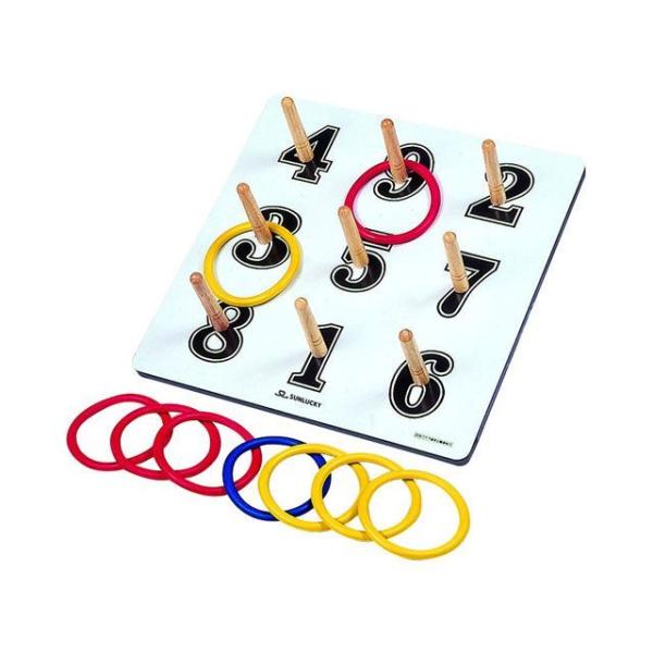 ●メーカー名：サンラッキー / SUNLUCKY●商品名：公式ワナゲセットメーカー品番：SL-LJANコード：4571288047149台：60×60cm内訳等：台1、棒・脚セット1、輪9、ルール付梱包サイズ：63.5×63.5×9cm梱包...