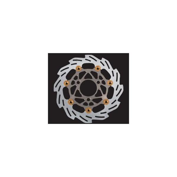 ●メーカー名：シフトアップ / SHIFTUP●商品名：160mm ウェーブフローティングディスクローター●カラー：チタン/ゴールドピンメーカー品番：201254-11JANコード：4582246490549Ape100 エイプ100NSF...