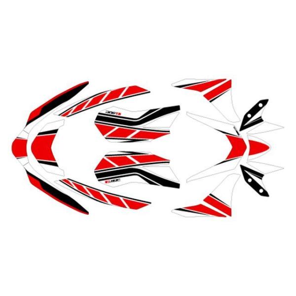 ●メーカー名：エムディーエフ / MDF●商品名：NMAX 125/155（2021-2024）グラフィックキット ストロボモデル（レッド）●タイプ コンプリートセットメーカー品番：M21NMAX-D-RD-ALLJANコード：458039...