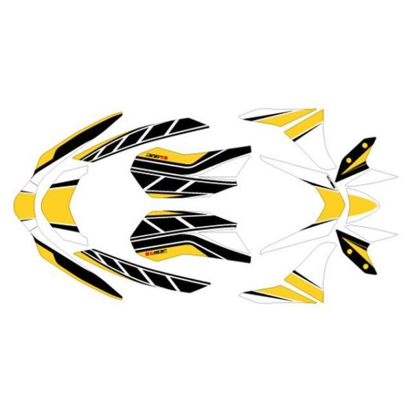 ●メーカー名：エムディーエフ / MDF●商品名：NMAX 125/155（2021-2024）グラフィックキット ストロボモデル（パンプキンイエロー）●タイプ コンプリートセットメーカー品番：M21NMAX-D-PY-ALLJANコード：...