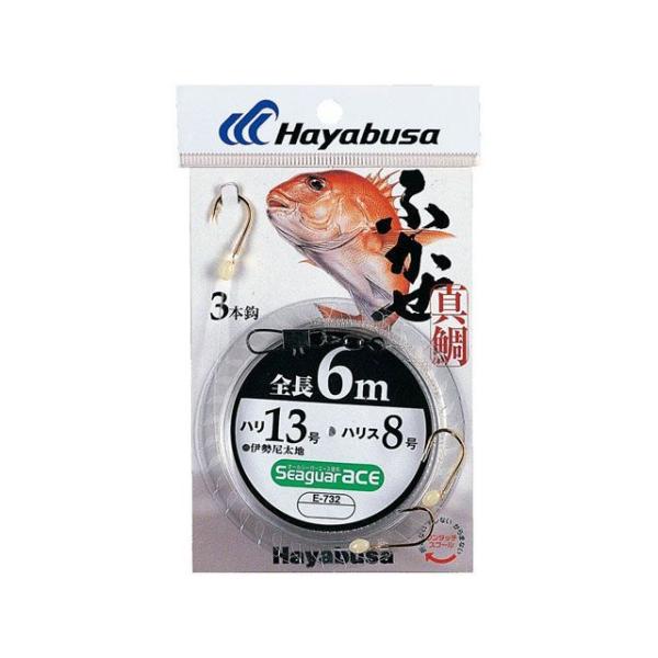 ●メーカー名：HAYABUSA / Hayabusa(ハヤブサ)●商品名：シーガーエース ふかせ 6m 3本針 E-732 12号 ハリス6メーカー品番：E-732-12-6JANコード：4993722433835■折れない、タレない、から...