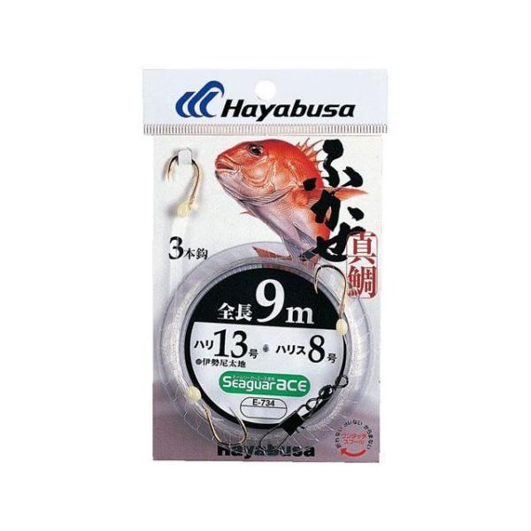 ●メーカー名：HAYABUSA / Hayabusa(ハヤブサ)●商品名：シーガーエース ふかせ 9m 3本針 E-734 12号 ハリス6メーカー品番：E-734-12-6JANコード：4993722434177■折れない、タレない、から...