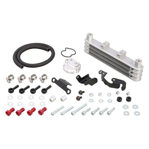 ●メーカー名：キタコ / KITACO●商品名：スーパーオイルクーラーKIT（3段コア、フレーム下部マウント）メーカー品番：360-1320100JANコード：4990852125647DAX125 ダックス1253段コア、フレーム下部マウ...