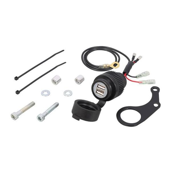 ●メーカー名：Kツアー / K-TOUR(キタコツーリングギア)●商品名：USB電源KIT（2ポートタイプ）メーカー品番：80-757-48100JANコード：4990852124756Z900RS2ポートUSBポート：1000mA×2個D...