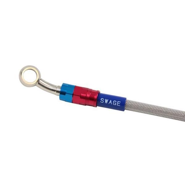 ●メーカー名：スウェッジラインプロ / SWAGE-LINE PRO●商品名：フロントホースキット（レッド＆ブルー）●ホースカラー クリアメーカー品番：SAP0056FSJANコード：4550255986896CBR250RRフィッティング...