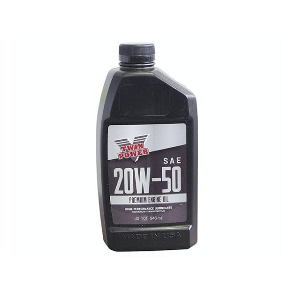 ●メーカー名：ツインパワー / TWIN POWER●商品名：プレミアムエンジンオイル 20W-50メーカー品番：・019790ハーレー汎用 twp53900662600007/626000231クォート（約946ml）ボトル×1本Bike...