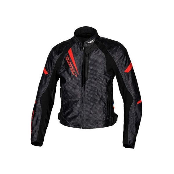 ●メーカー名：エルフ ライディングウェア / elf riding wear●商品名：2024春夏モデル EJ-S113 スフィーダジャケット（ブラック＆レッド）●サイズ：LLメーカー品番：EJ-S113JANコード：45624465383...