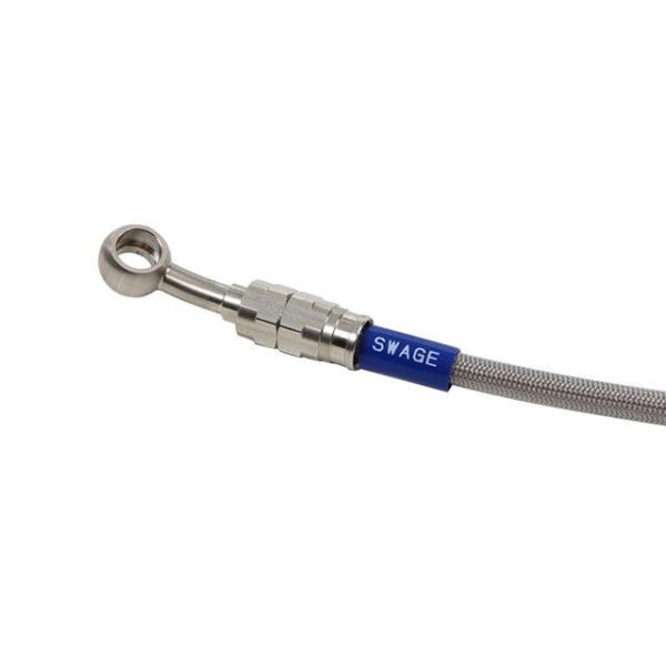 ●メーカー名：スウェッジラインプロ / SWAGE-LINE PRO●商品名：フロントホースキット バイピース（ステンレス）●ホースカラー クリアメーカー品番：STP792FBJANコード：4550646055071Z650RSカラーフィッ...