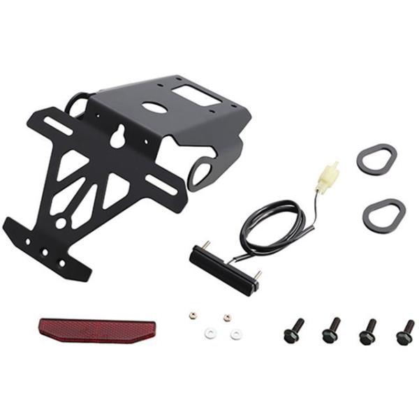 ●メーカー名：キタコ / KITACO●商品名：フェンダーレスKIT（ナンバー取付ステー）メーカー品番：691-0240000JANコード：4990852127818その他のモデル仕様ボルトオンスチール製／ブラック仕上げLEDライセンスラン...