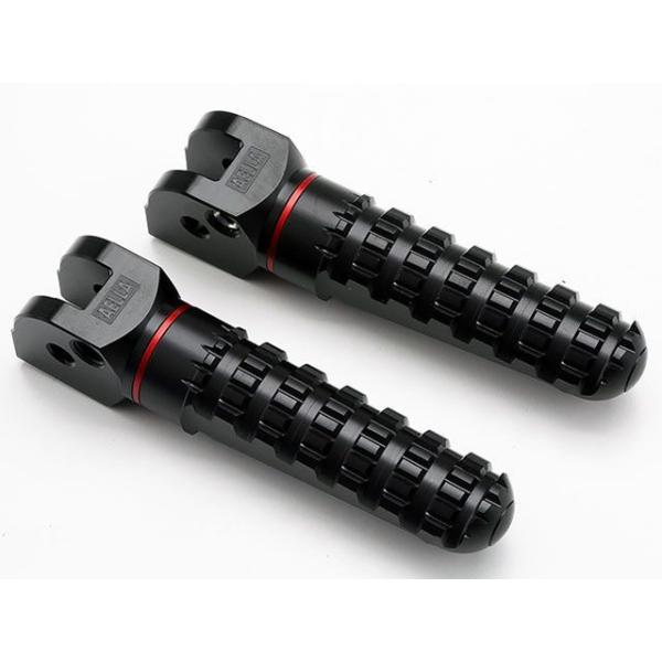 ●メーカー名：アエラ / AELLA●商品名：アルミ削り出しタンデムステップバーキット（DUCATI Scrambler 2G）/（ブラック）メーカー品番：AE-11010BKドゥカティその他ブラックノーマルのタンデムステップと交換して使用...