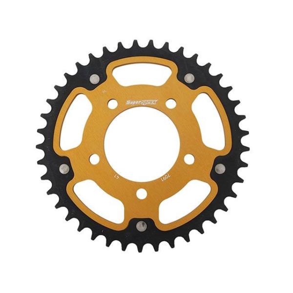 ●メーカー名：スーパースプロックス / Supersprox●商品名：リア スプロケット（ステルス）7091-41T（ゴールド）メーカー品番：RST-7091:41-GLDJANコード：8592165001432その他のモデルゴールドスプロ...